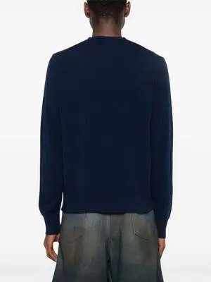 VIVIENNE WESTWOOD Orb Embroidered Crewneck Jumper - Blue