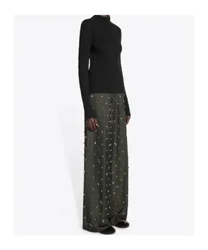 Dries Van Noten Mock Neck Knitted Jumper
