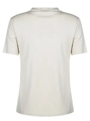 Max Mara Bingo Embellished Basic Jersey T-shirt - Beige