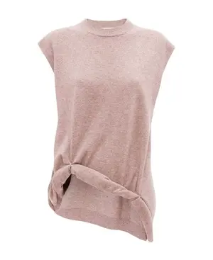 J.W.ANDERSON Knitted Top With Ring Detail - Nude