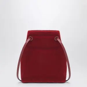 Miu Miu Logo Bucket Bag - Red