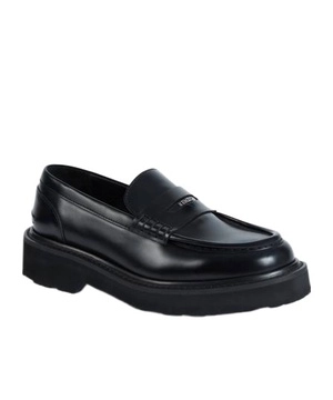 Kenzo Logo Lettering Chunky Sole Loafers - Black