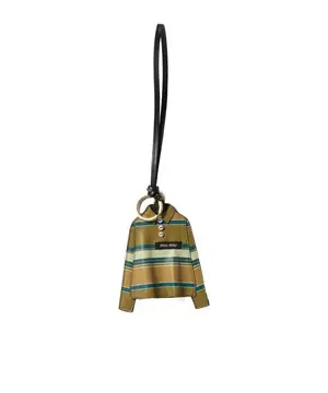 Miu Miu Logo Label Key Ring - Multicolor