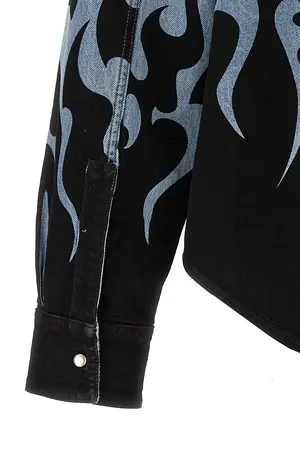 Vetements Printed Denim Jacket