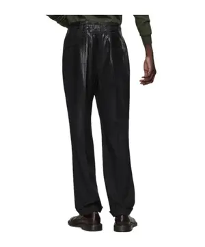 MAISON MARGIELA Foiled Wide-leg Trousers