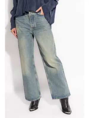 SAMSOE SAMSOE Samsøe Samsøe Shelly Wide Leg Jeans - Gray