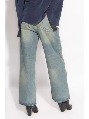 SAMSOE SAMSOE Samsøe Samsøe Shelly Wide Leg Jeans - Gray