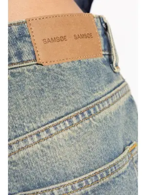 SAMSOE SAMSOE Samsøe Samsøe Shelly Wide Leg Jeans - Gray