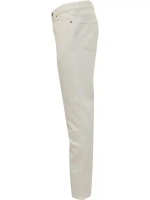 Zegna Logo Patch Straight-leg Jeans