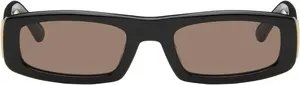 Ami Rectangular Frame Sunglasses - Green