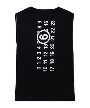MAISON MARGIELA Sleeveless Number Logo Dress