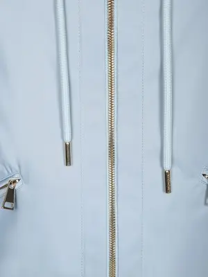 Moncler Cassiopeia Micro-twill Zip-up Hooded Jacket - No