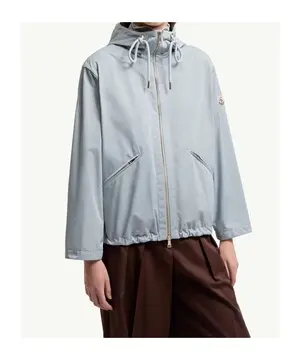 Moncler Cassiopeia Micro-twill Zip-up Hooded Jacket - No