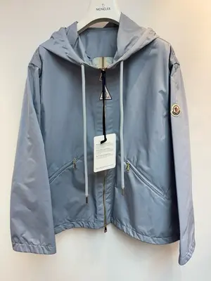 Moncler Cassiopeia Micro-twill Zip-up Hooded Jacket - No