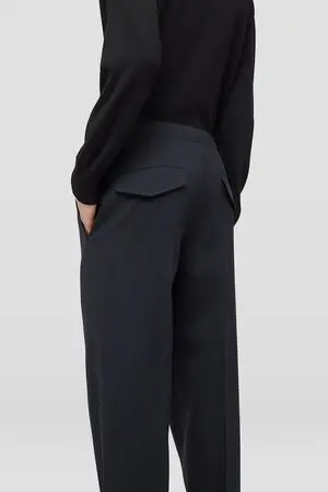JIL SANDER Elastic Waist Tapered Leg Trousers