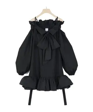 Patou Ruffled Cocktail Dresses