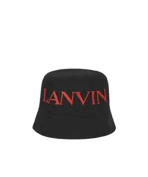 LANVIN And Blue Floral Bucket Hat - Black