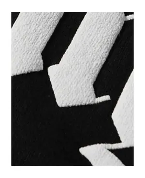 Palm Angels Logo-print Hoodie - Black