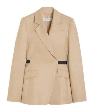 Max Mara Fionda Tailored Blazer - Camel
