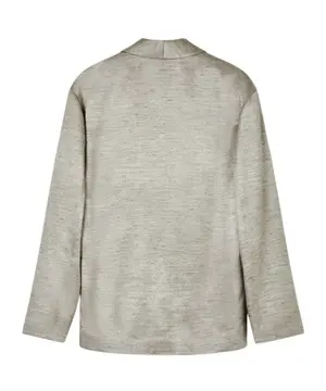 Giorgio Armani Double-breasted Jacket With Shawl Collar - Grey