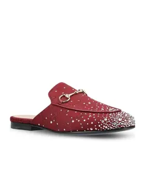 Gucci Princetown Embellished Horsebit Slipper