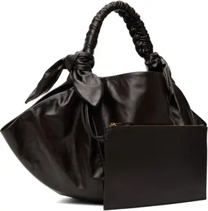 Bottega Veneta Foulard Ruffled Handbag - Brown