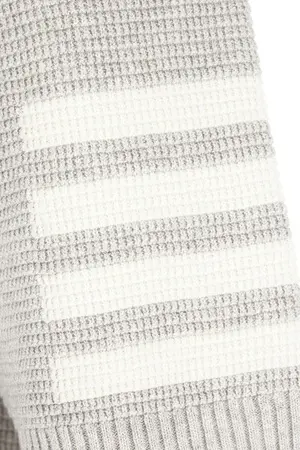 Thom Browne 4-bar Knitted Polo Shirt
