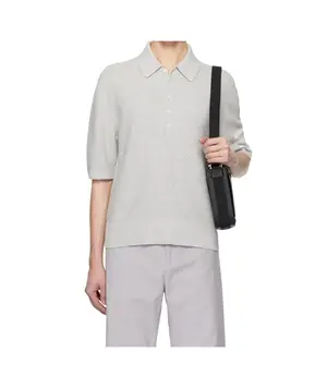 Thom Browne 4-bar Knitted Polo Shirt