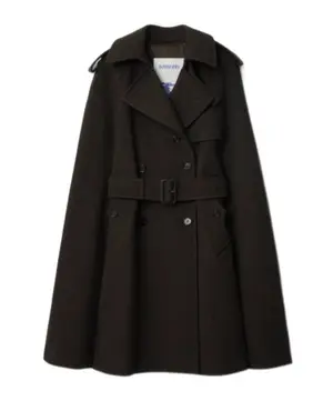 Burberry Double-breasted Belted Trench Cape