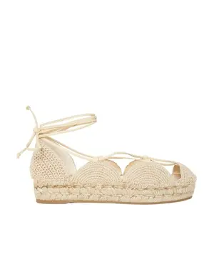 Loewe Ankle Strapped Solar Espadrilles - Nude
