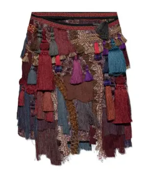 Dries Van Noten Fringe Skirt