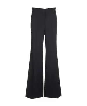 Stella McCartney High Waist Flared Trousers - Black