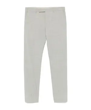 PT TORINO Tailored Casual Pants With Belt Loops - Grey
