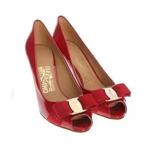 FERRAGAMO High Heel Pumps With Bow Detail