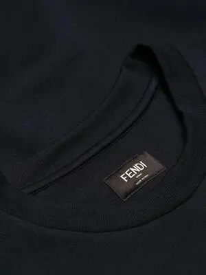Fendi Ff Printed Hoodie