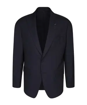 LARDINI Single-breasted Two Piece Suit - Black