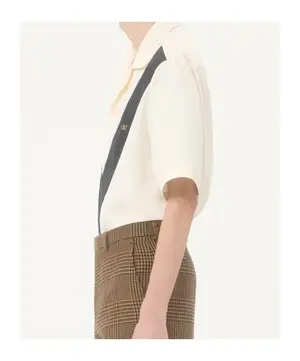 Valentino Garavani Logo Plaque Button-up Shirt