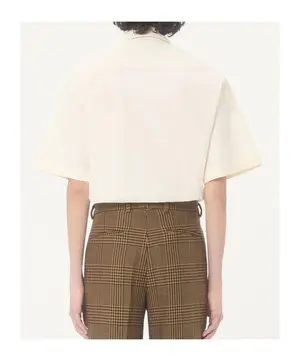 Valentino Garavani Logo Plaque Button-up Shirt