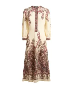 Etro Printed Puff Sleeve Dress