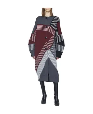 Stella McCartney Crewneck Buttoned Coat