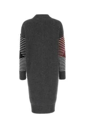 Stella McCartney Crewneck Buttoned Coat