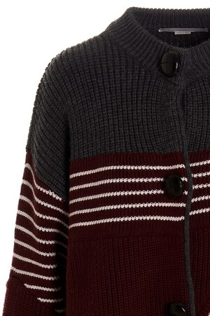 Stella McCartney Crewneck Buttoned Coat