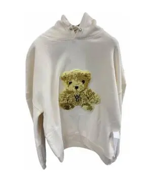 We11Done Hooded Sweater With Graphic Detail
