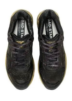 GOLDEN GOOSE Dad Star Lace-up Sneakers - Black