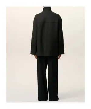 Ami Oversized Gabardine Peacoat