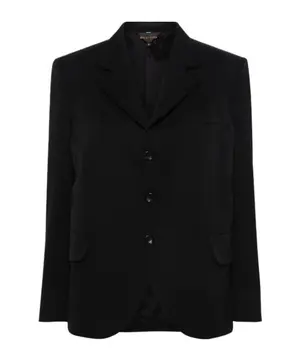 Comme Des Garçons Single-breasted Suit Jacket - Black