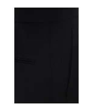JIL SANDER Cropped Tailored Trousers - Black