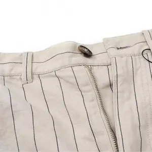 Emporio Armani Striped High-waisted Shorts