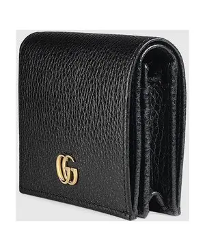 Gucci Logo Plaque Bifold Wallet - Black