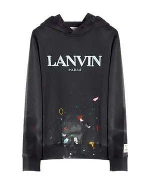 LANVIN X Gallery Dept. Logo Print Pullover Hoodie